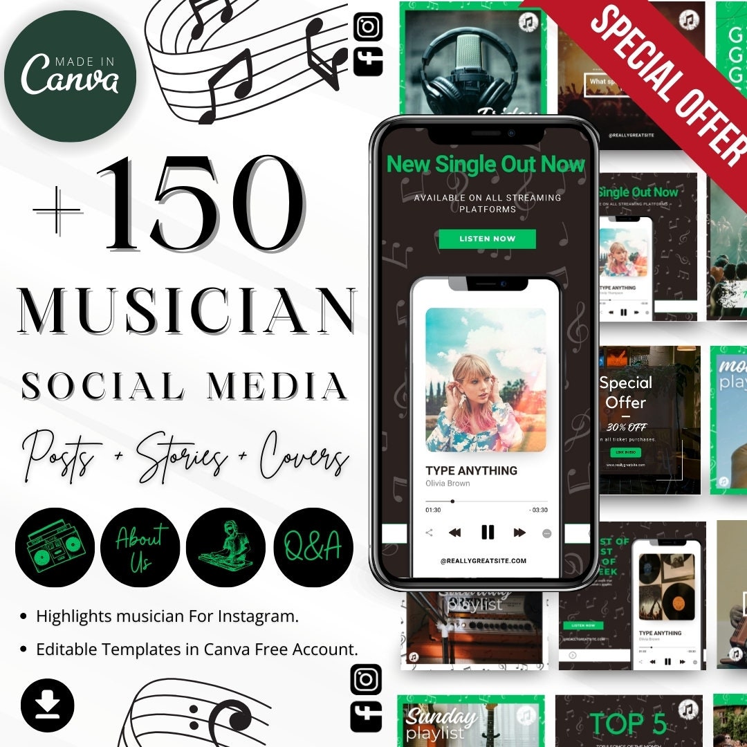 Musician Social Media Posts, Music Industry Post, Musician Instagram ...