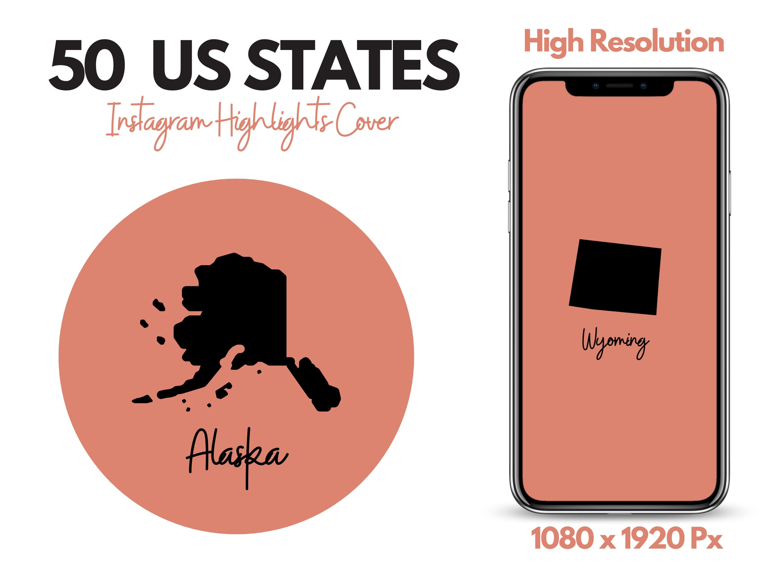USA Maps Highlight Instagram Usa States Maps Icons USA Blogger ...