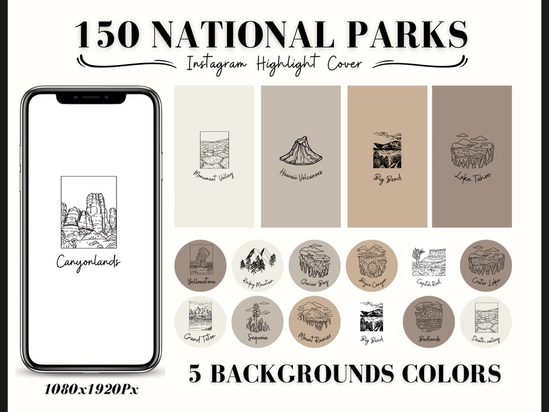 National Parks Instagram Highlight Covers | National Parks ...