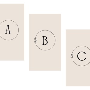 Letter Instagram Highlight Covers Neutral Letters Icons Story Alphabet ...