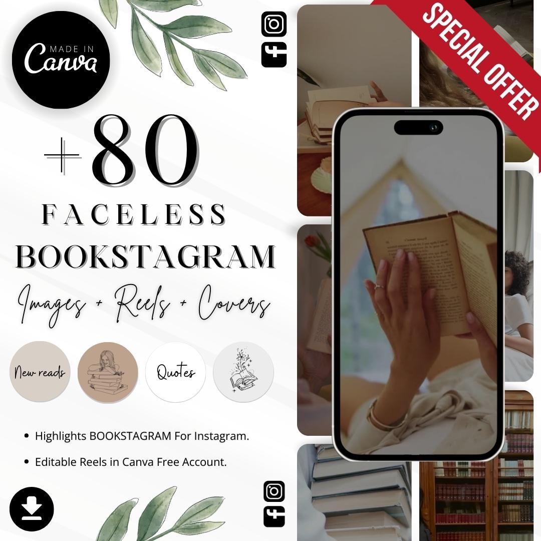 Faceless Bookstagram Reels Videos for Instagram Faceless Books Reader ...