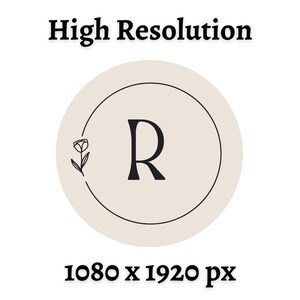 Letter Instagram Highlight Covers Neutral Letters Icons Story Alphabet ...