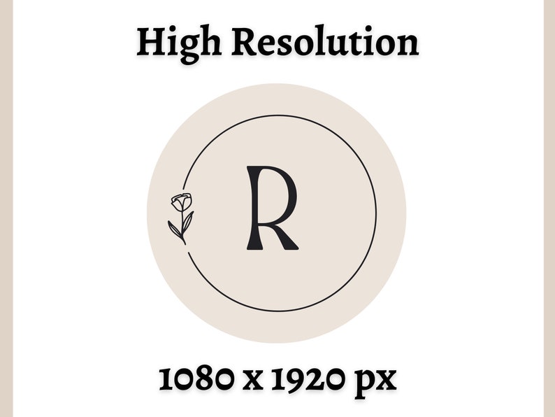 Letter Instagram Highlight Covers Neutral Letters Icons Story Alphabet ...