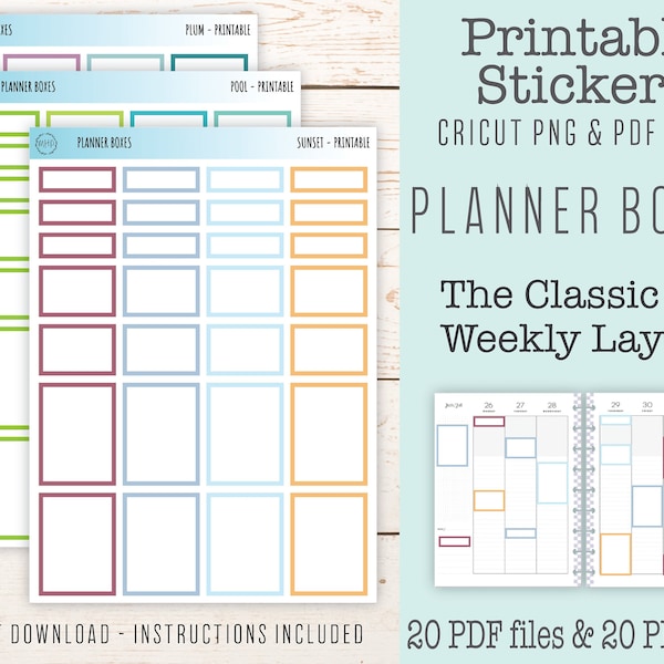 Craft Planner Printable - Etsy