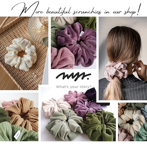 Oversize Scrunchie Pack, Scrunchie Bundle, Cotton Scrunchie Hair Tie ...