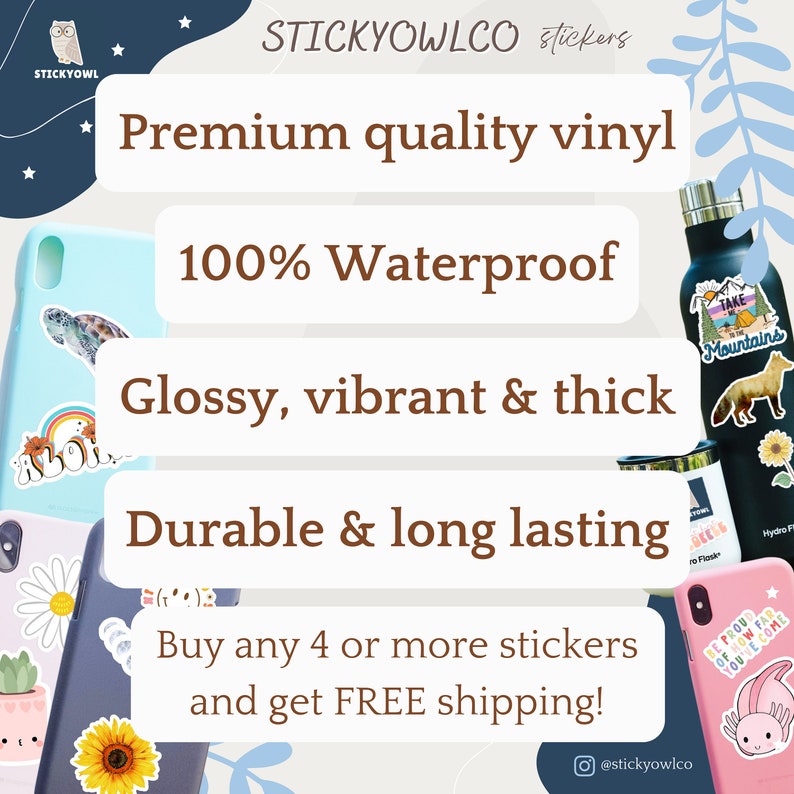 Summer Mini Stickers Pack Set of 14 Cute Beach Vinyl Stickers - Etsy