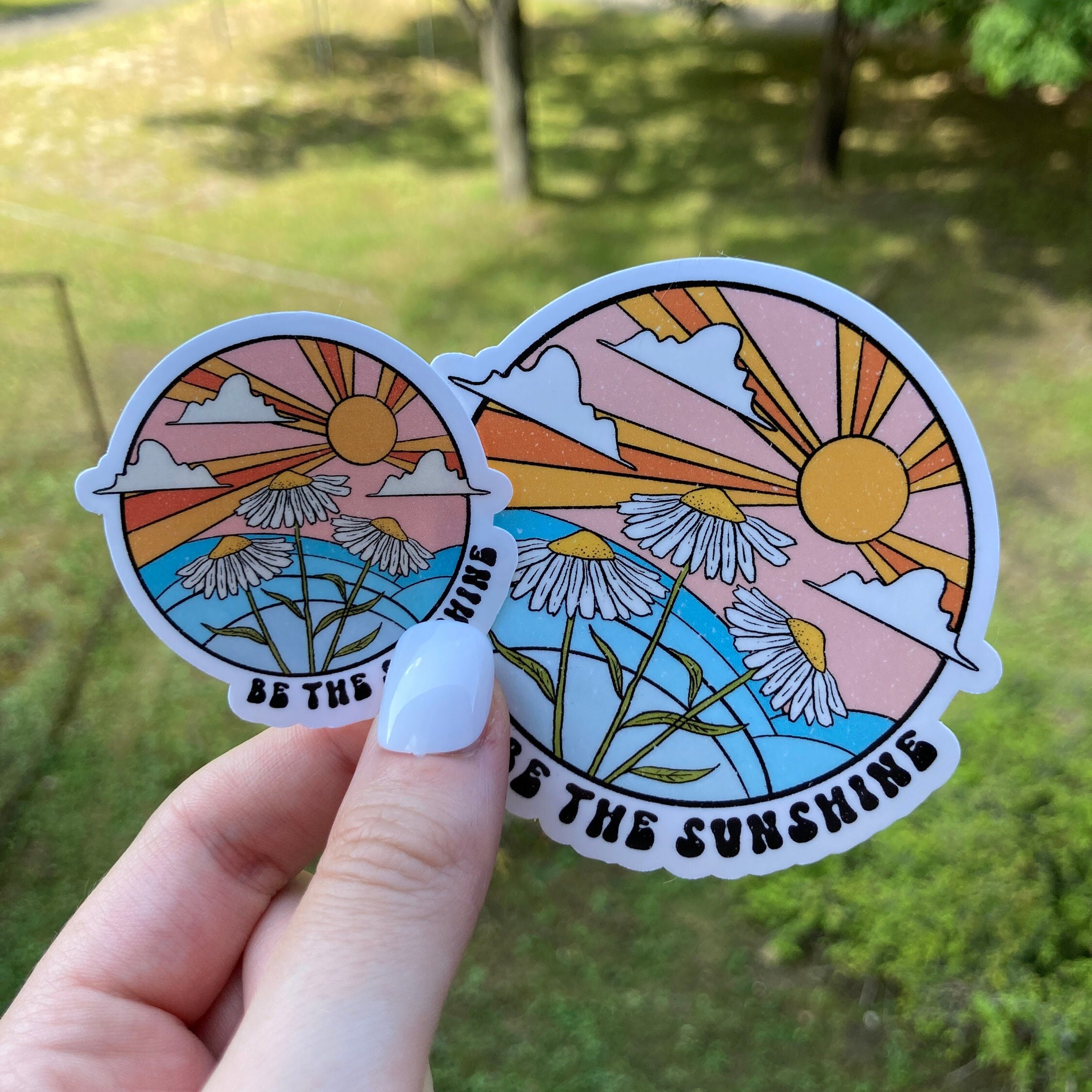Be the Sunshine Sticker Retro Boho Aesthetic Decal Vintage - Etsy