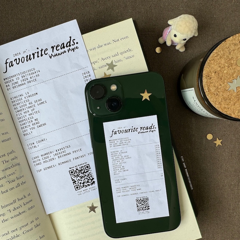 Book Merch - Etsy