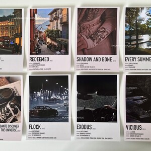 Aesthetic Book Inspired Posters 2 physical Item book Polaroid ...