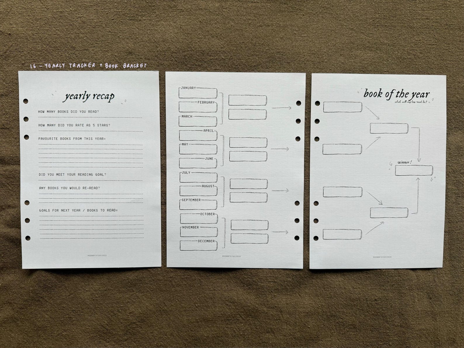 A5 Book Review Grid Inserts | Reading Planner, Reading Diary, Book ...