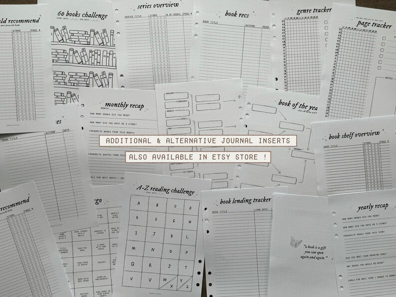 Binder Book Review Grid Journal | Reading Planner, Tbr Journal, Reading ...