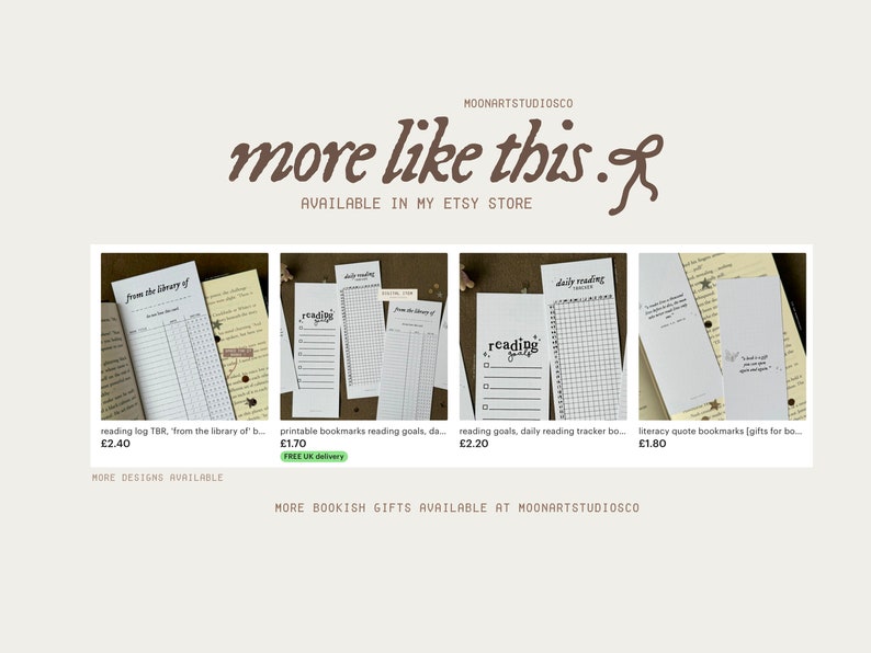 Printable Bookmarks Reading Goals, Daily Reading Tracker, Library Book ...