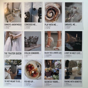 Aesthetic Mini Book Inspired Posters 4 phone Case Posters, Minimalist ...