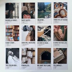 Aesthetic Mini Book Inspired Posters 4 phone Case Posters, Minimalist ...