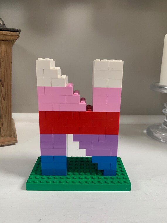 Personalized Lego Letter - Etsy