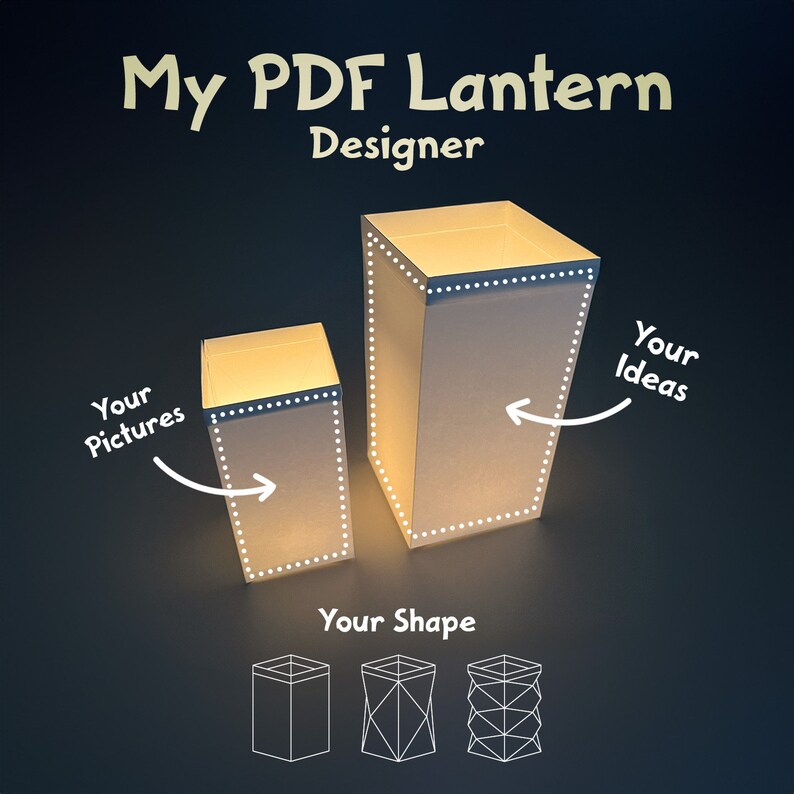 Template for Paper Lanterns - Etsy