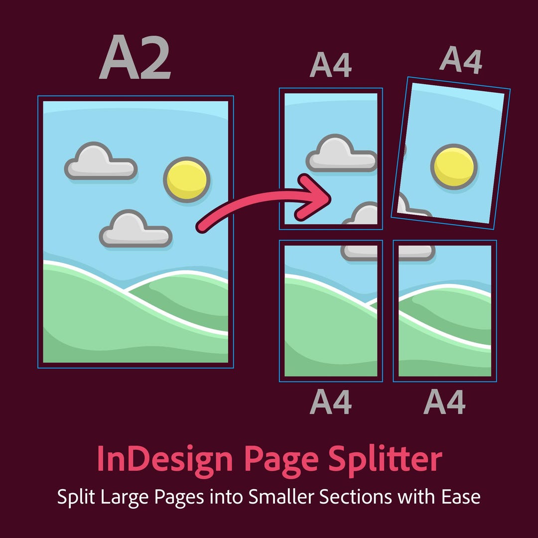 Indesign Page Splitter Script - Easily Split Large Pages Into Smaller ...