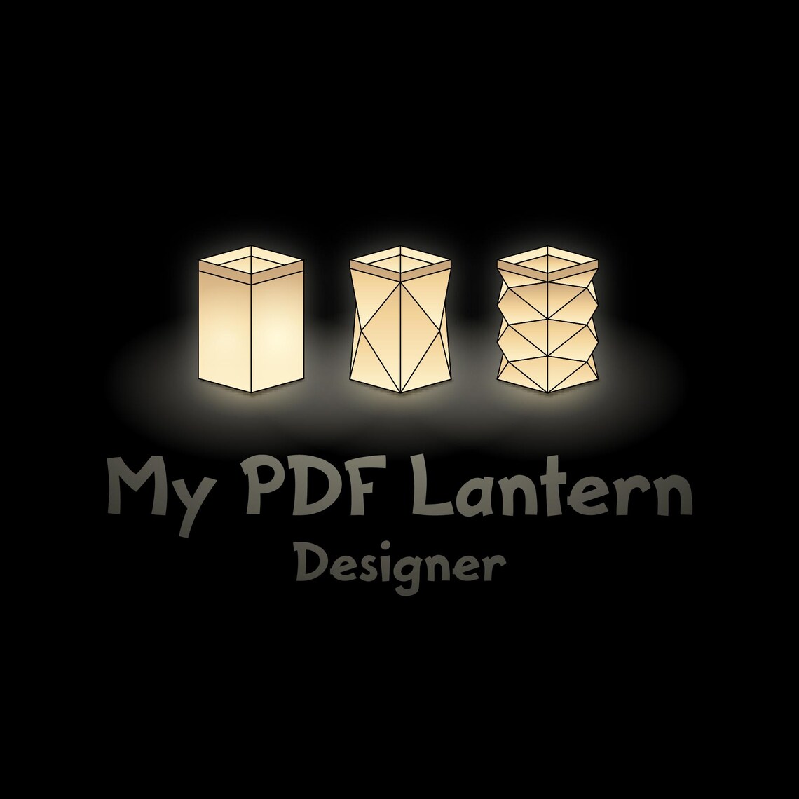 Customizable - Printable Lantern Template for DIY Lantern Making - Etsy