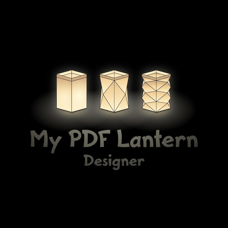 Customizable - Printable Lantern Template for DIY Lantern Making - Etsy