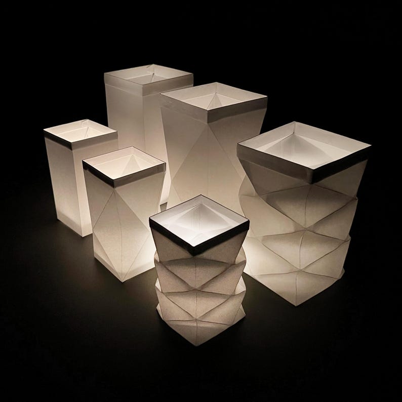 Customizable - Printable Lantern Template for DIY Lantern Making - Etsy