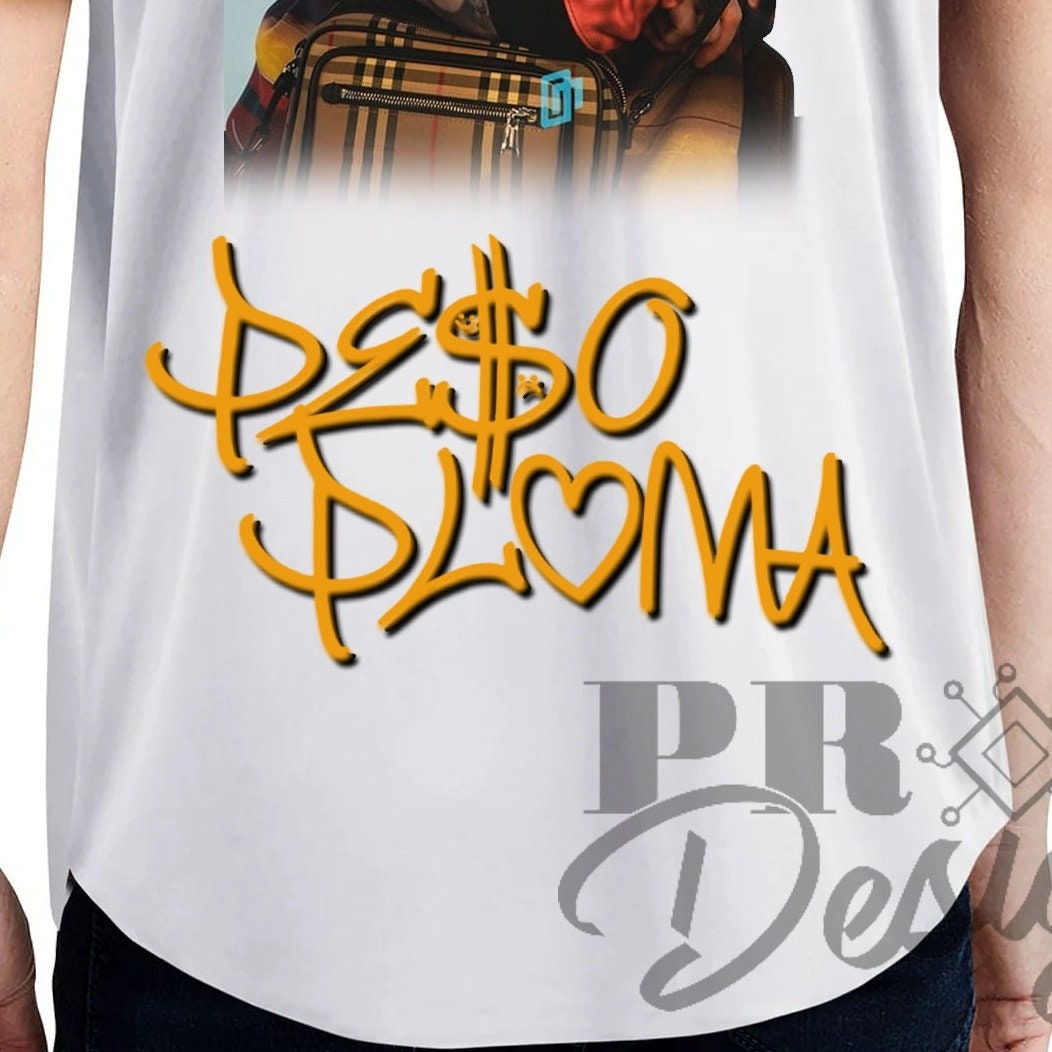 Peso Pluma Inspired White Baseball Jersey Corridos Tumbados 2023