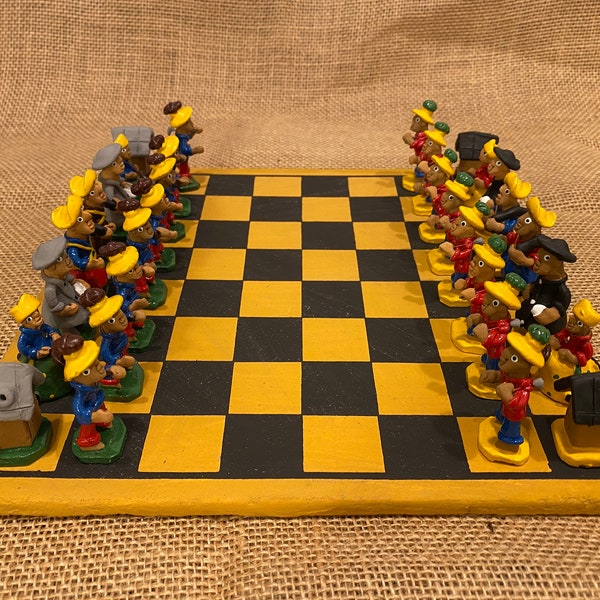Clay Chess Set - Etsy