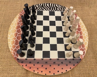 African Chess Set - Etsy