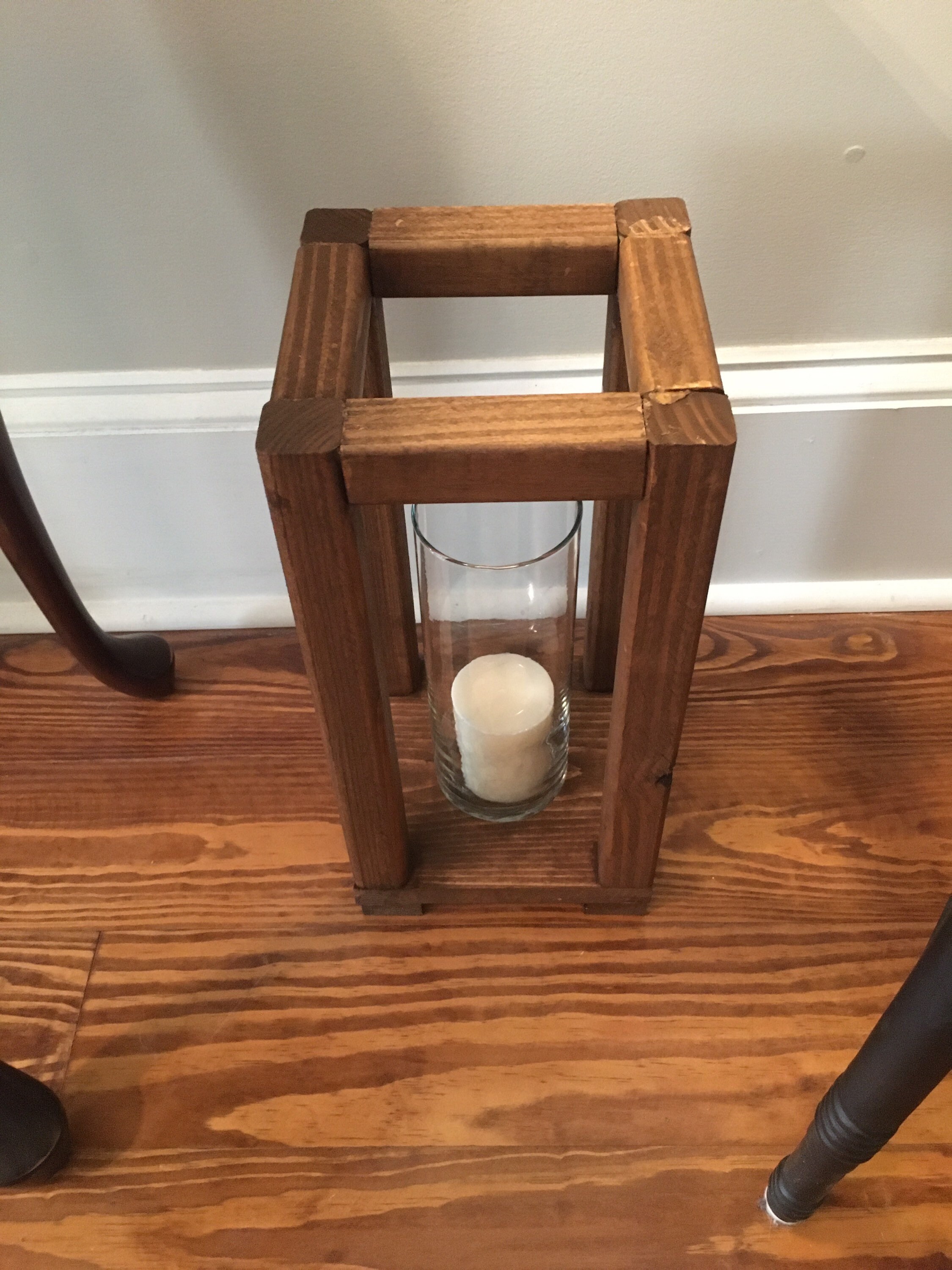 Rustic Farmhouse Wooden Lantern - Etsy