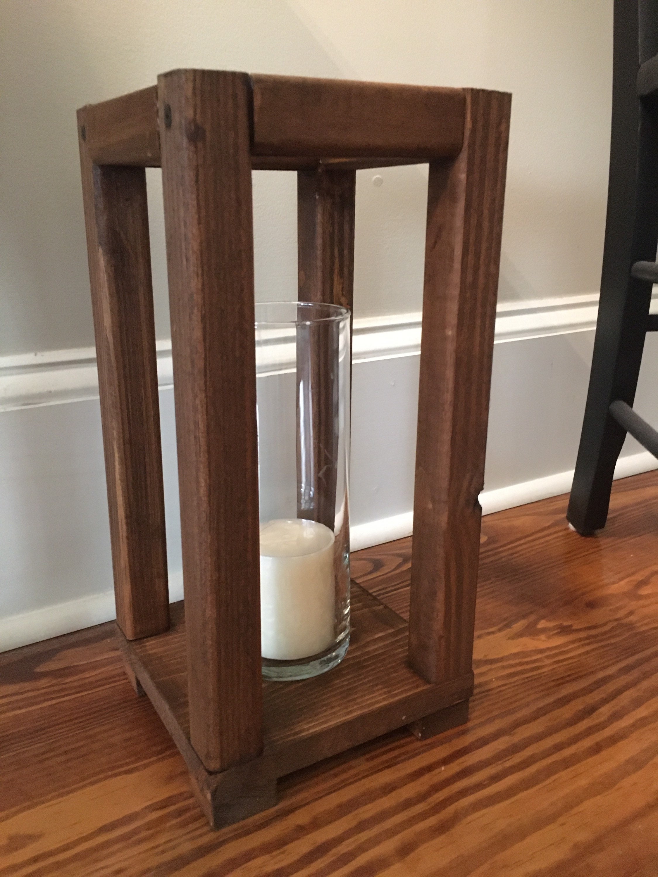 Rustic Farmhouse Wooden Lantern - Etsy