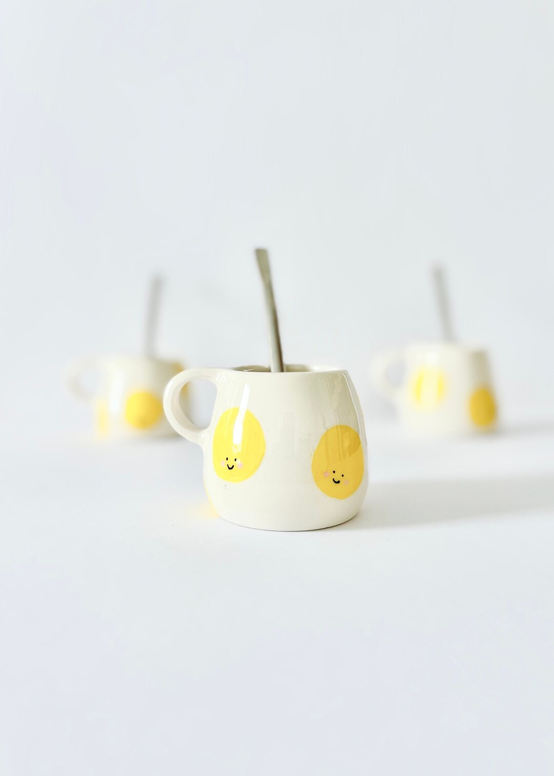 Handmade Yerba Mate Mug Hand-painted Ceramic Mate Hand Drawn Ceramic ...