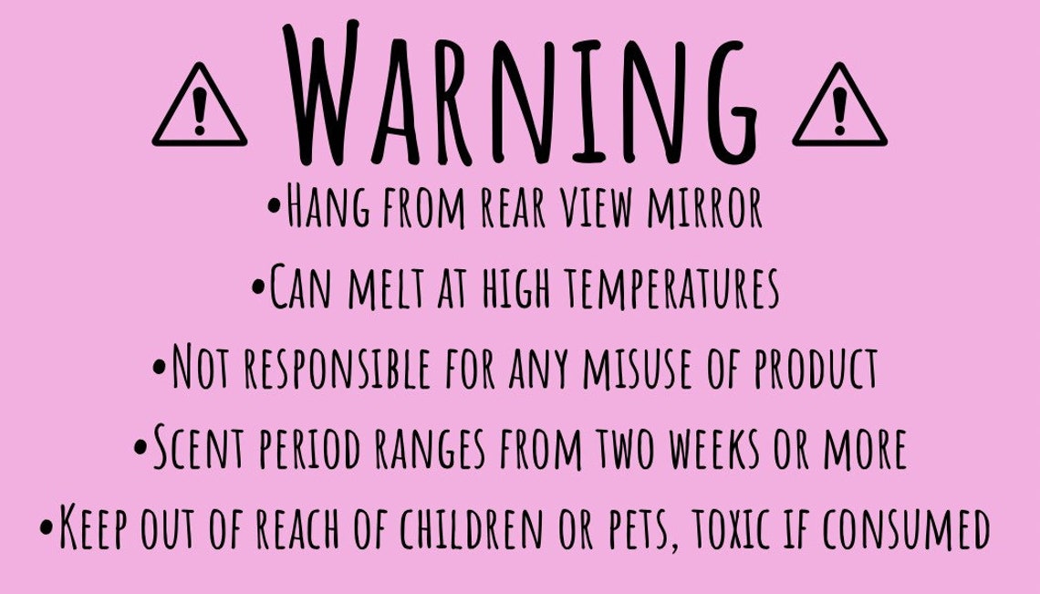 Freshie Warning Label Stickers - Etsy