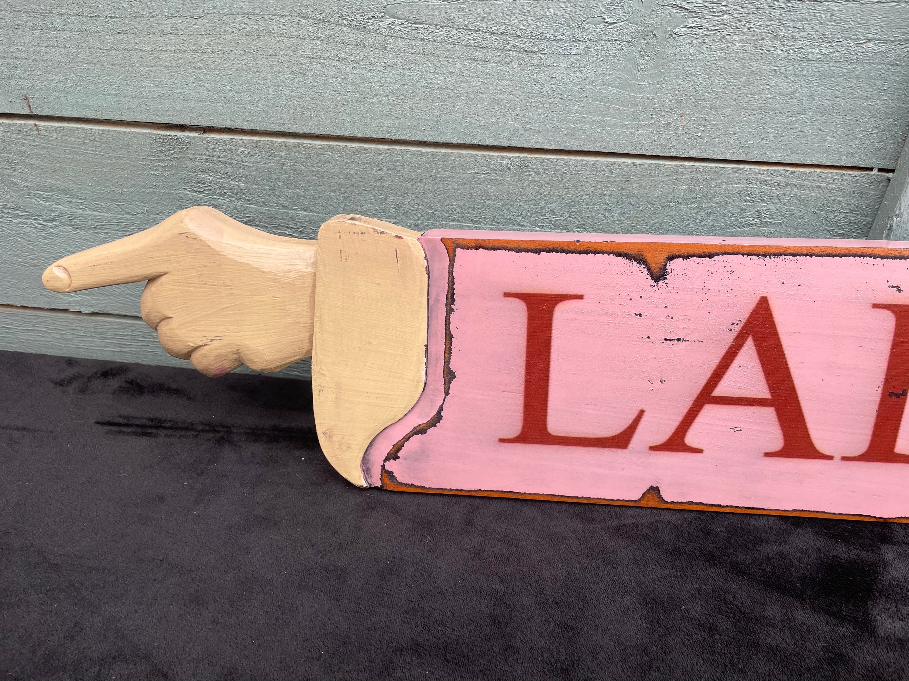 New Large Ladies Finger Pointing Wooden Wall Hanging Bar Sign - Etsy