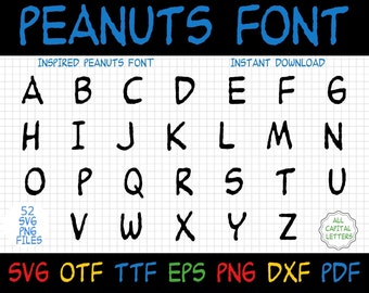 Charlie Brown Font Svg - Etsy UK