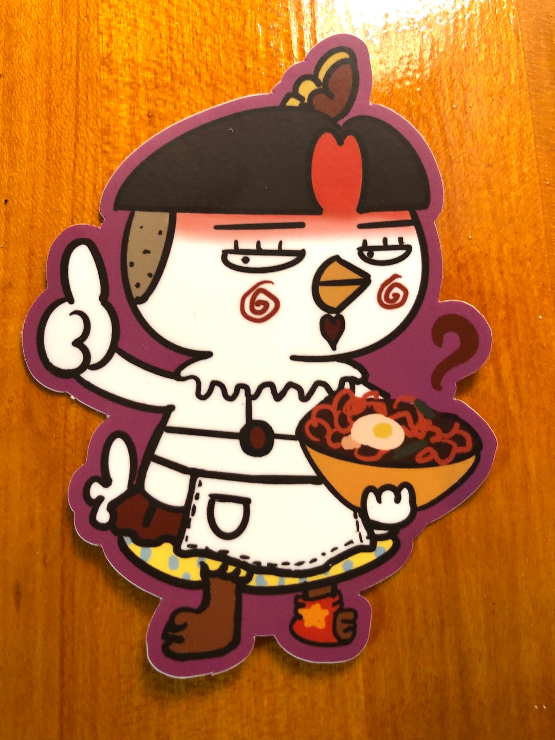 Samyang Noodle Fan Art Spicy Chicken Sticker - Etsy