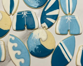 Beach Theme Cookies | Etsy