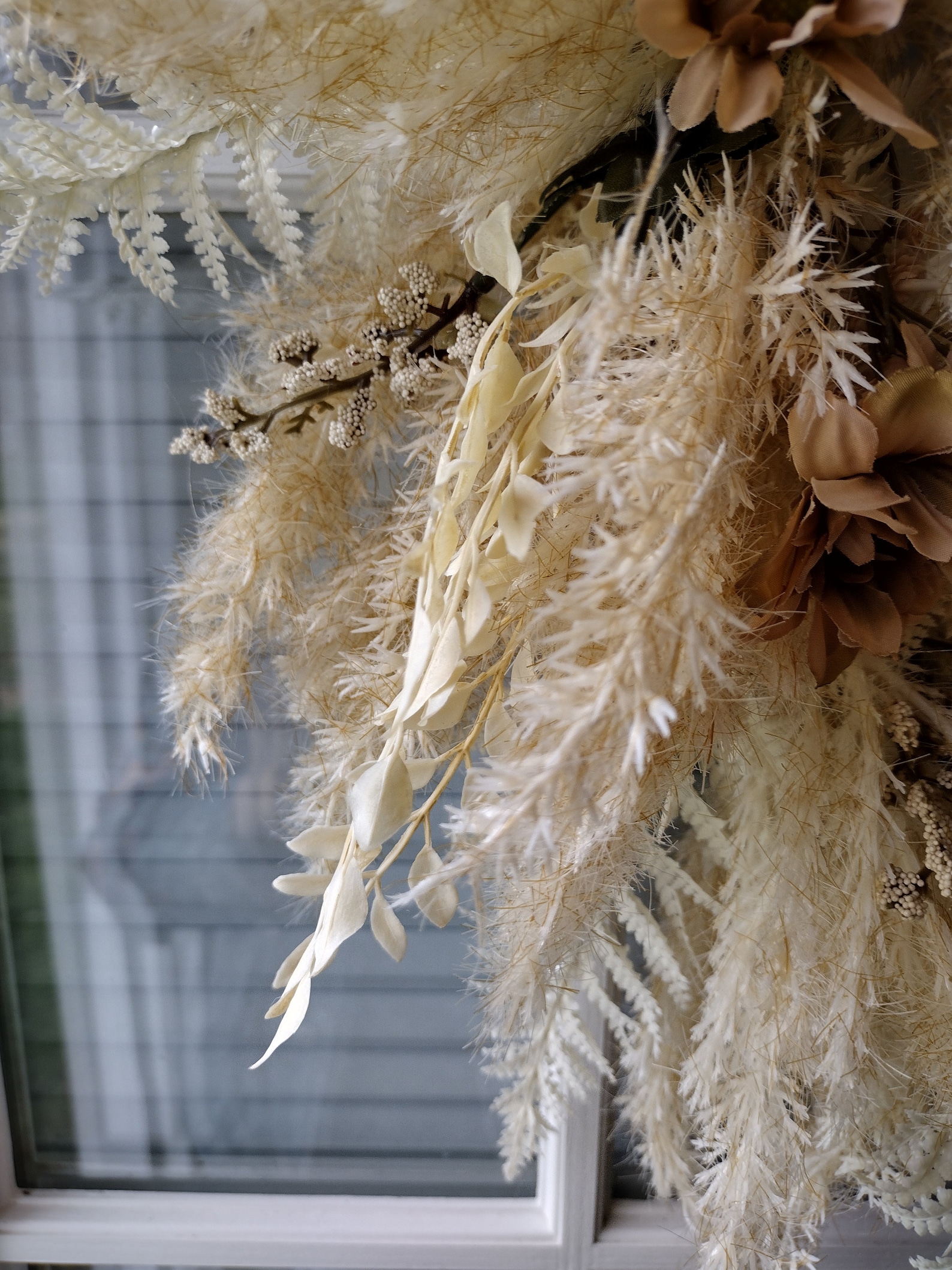 Boho Wreath, Year-round Wreath, Neutral Wreath, White Wreath, Boho ...