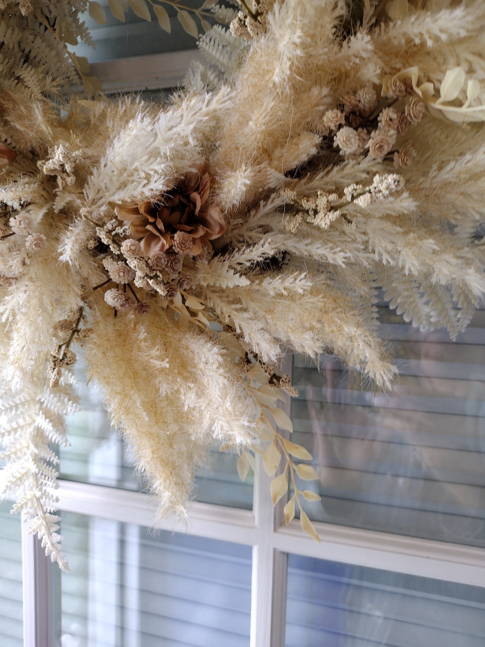 Boho Wreath, Year-round Wreath, Neutral Wreath, White Wreath, Boho ...