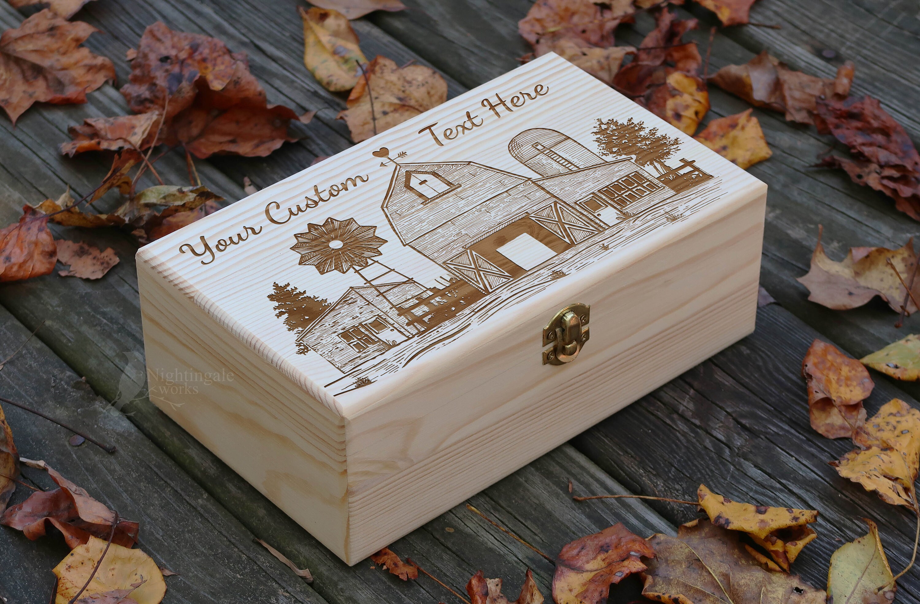 Personalized Engraved Farm Memory Box, Gifts for Farmer, Unique Farmer ...