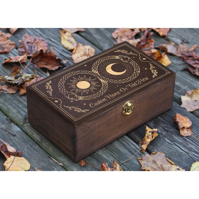 Moon Sun Wooden Box - Etsy