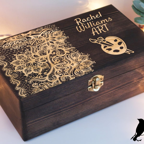 Wooden Artist Box - Etsy