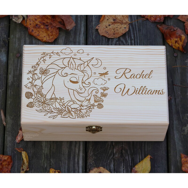 Unicorn Box - Etsy