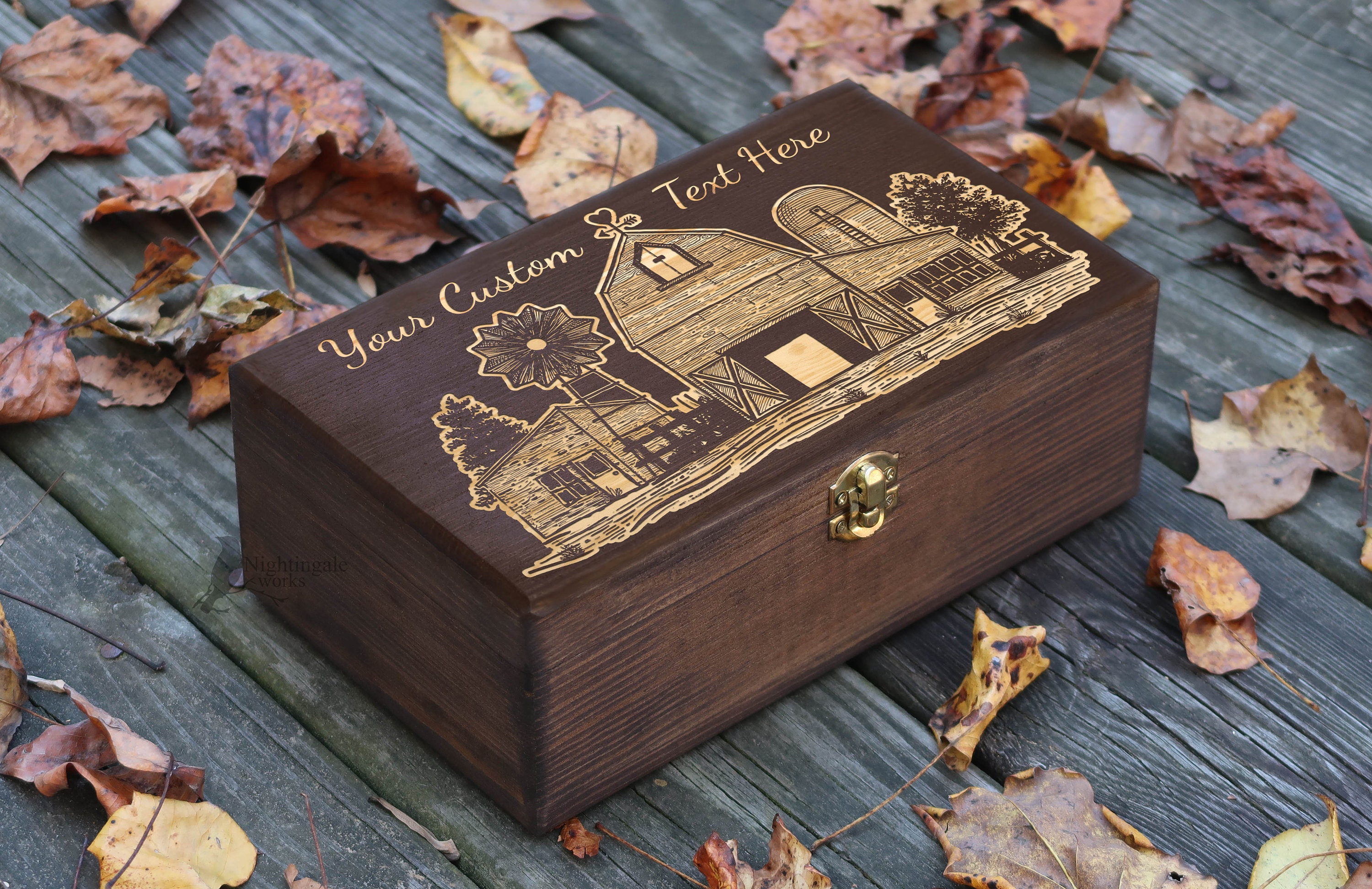Personalized Engraved Farm Memory Box, Gifts for Farmer, Unique Farmer ...