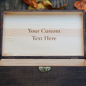 Personalized Engraved Handwriting Letter Gift, Custom Text Box ...