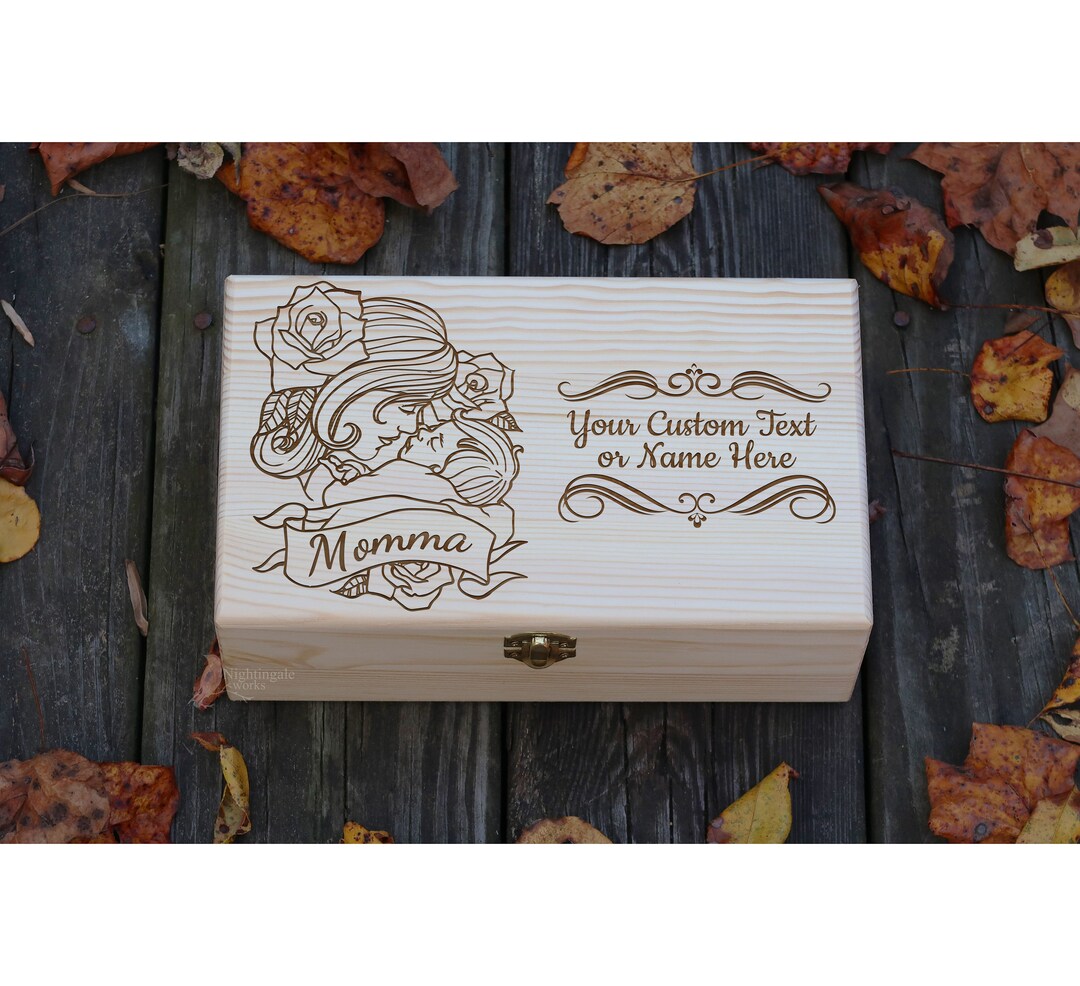 Personalized Engraved Gift Box for a New Mom, Custom Mother's Day Gift ...