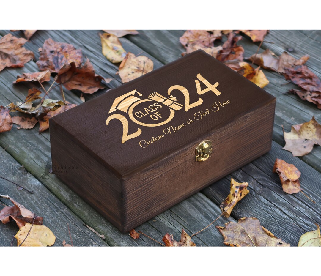 Personalized Engraved Graduation Box, Graduation Gift for Him or Her ...