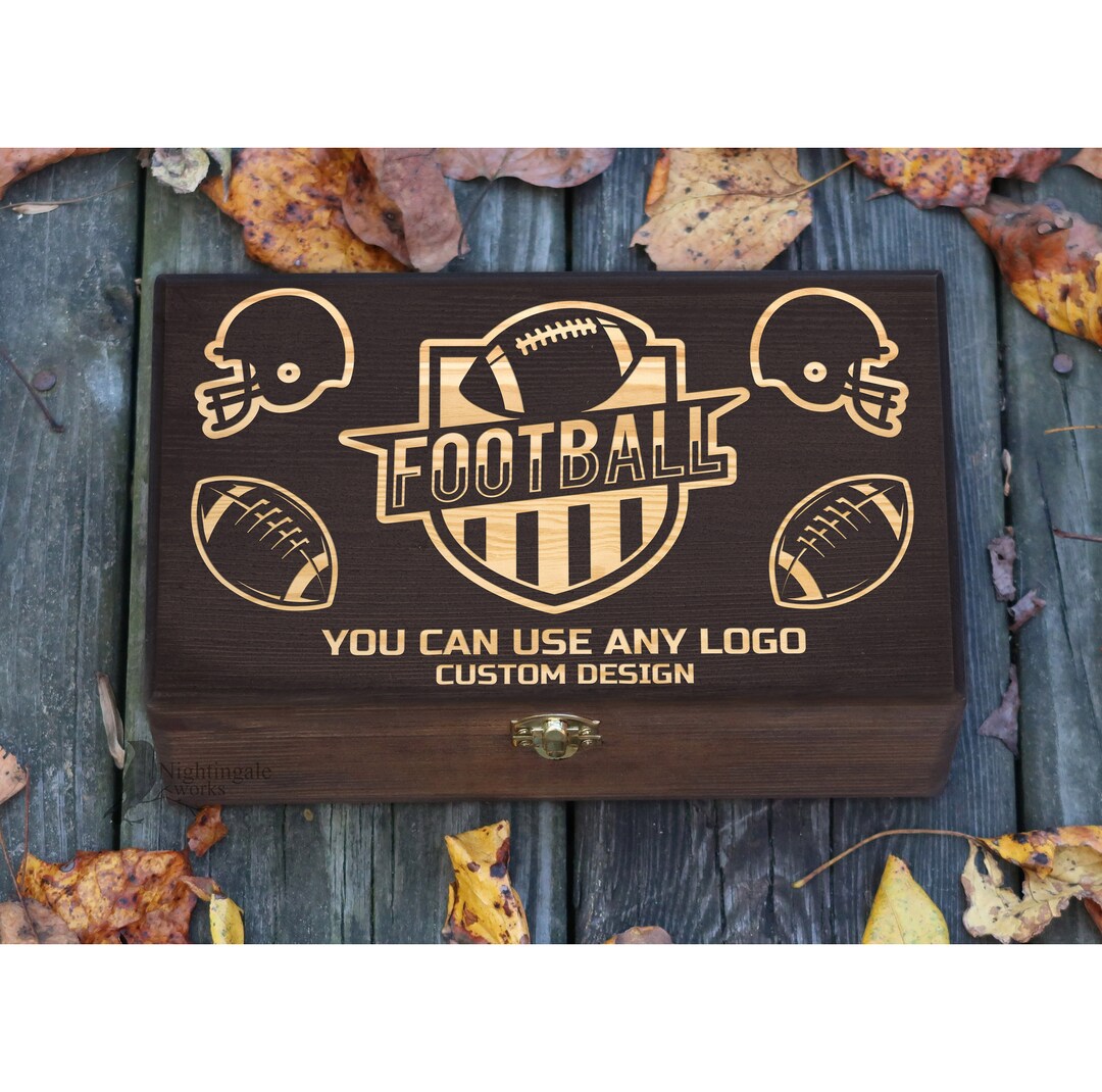 Personalized Engraved Any Custom Sport Logo Box, Sport Team Gifts ...