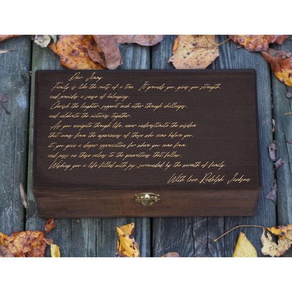 Engraved Box - Etsy