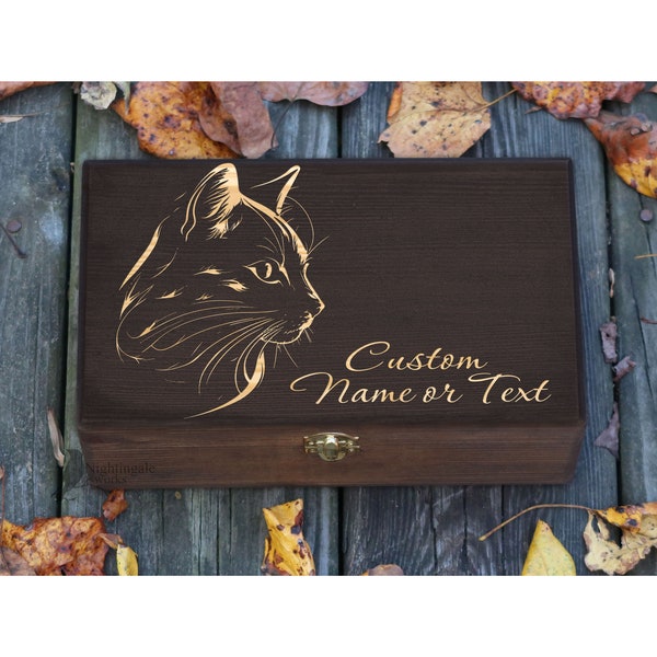 Cat Keepsake Box - Etsy