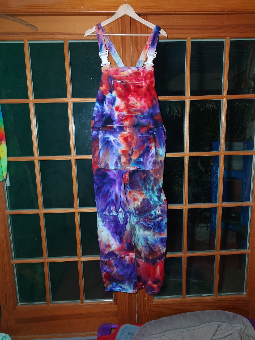 XL Sunset Shadows Genderless Overalls Garment Measurements Waist 44 in ...