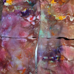 3XL Mahogany Bay Genderless Overalls Cotton Ice Tie Dye Garment ...